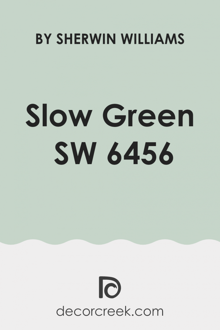 Slow Green SW 6456 Paint Color by Sherwin Williams - DecorCreek