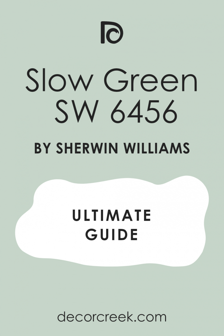 Slow Green SW 6456 Paint Color by Sherwin Williams - DecorCreek