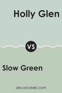 Slow Green SW 6456 Paint Color by Sherwin Williams - DecorCreek