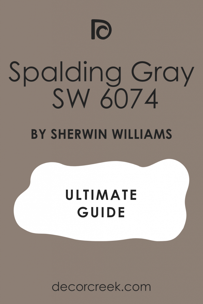 Spalding Gray SW 6074 Paint Color by Sherwin Williams - DecorCreek