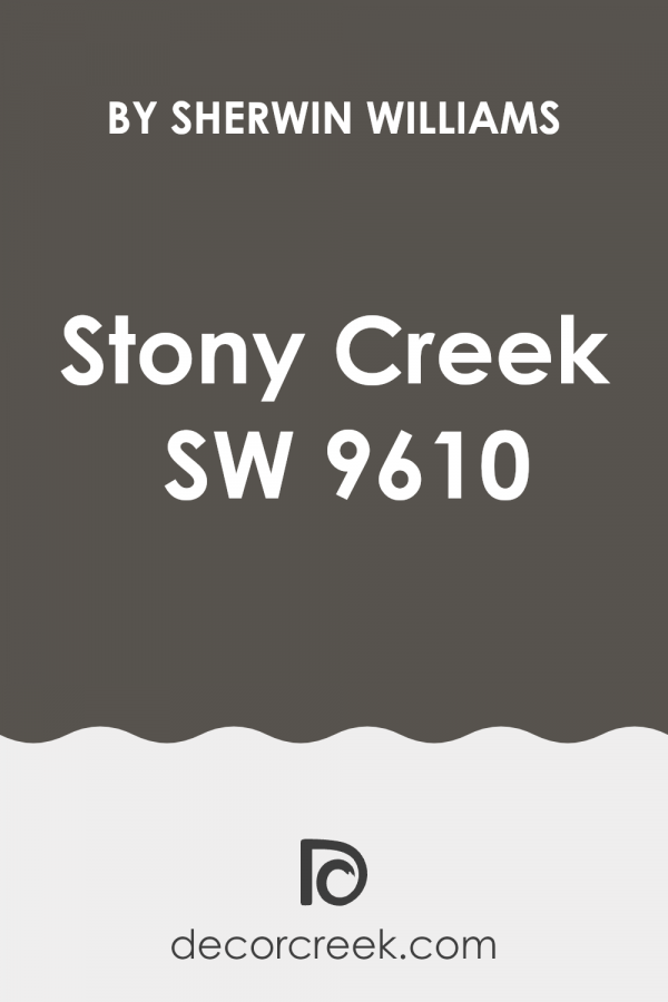 Stony Creek SW 9610 Paint Color by Sherwin Williams - DecorCreek