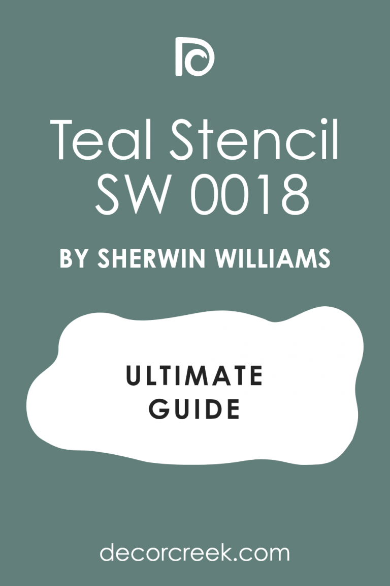 Teal Stencil SW 0018 Paint Color by Sherwin Williams - DecorCreek