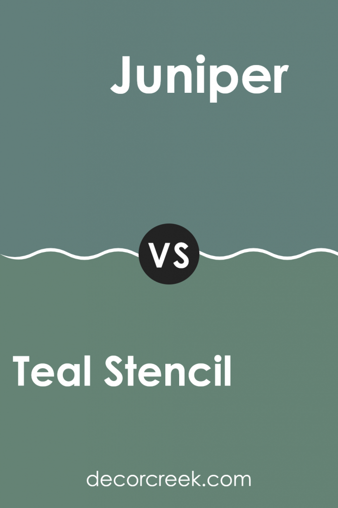 Teal Stencil SW 0018 Paint Color by Sherwin Williams - DecorCreek