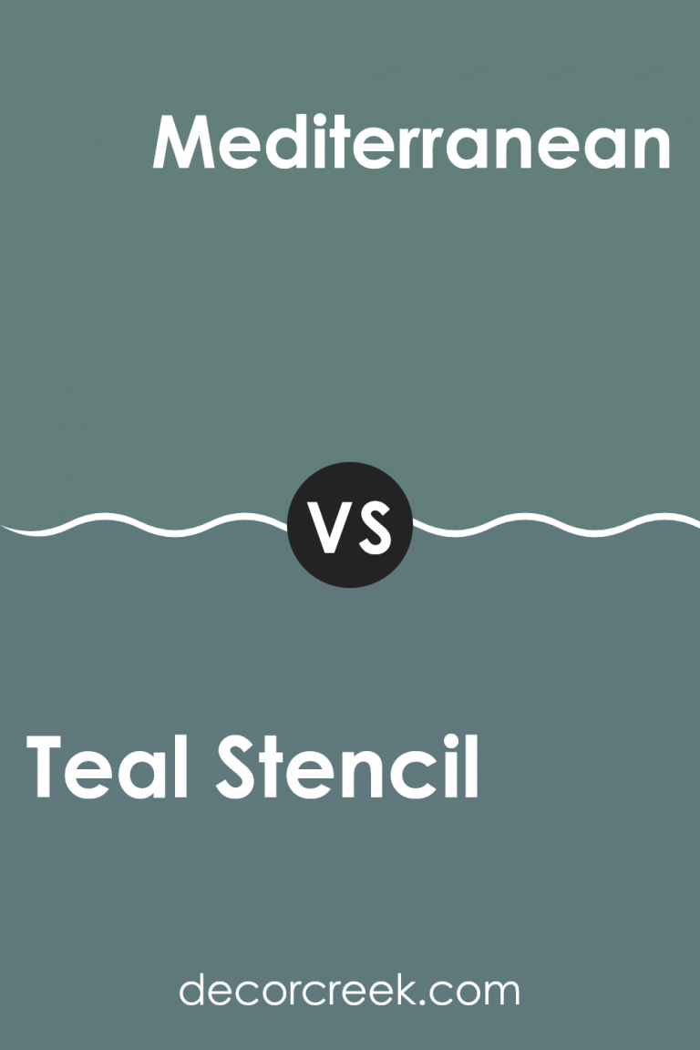 Teal Stencil SW 0018 Paint Color by Sherwin Williams - DecorCreek