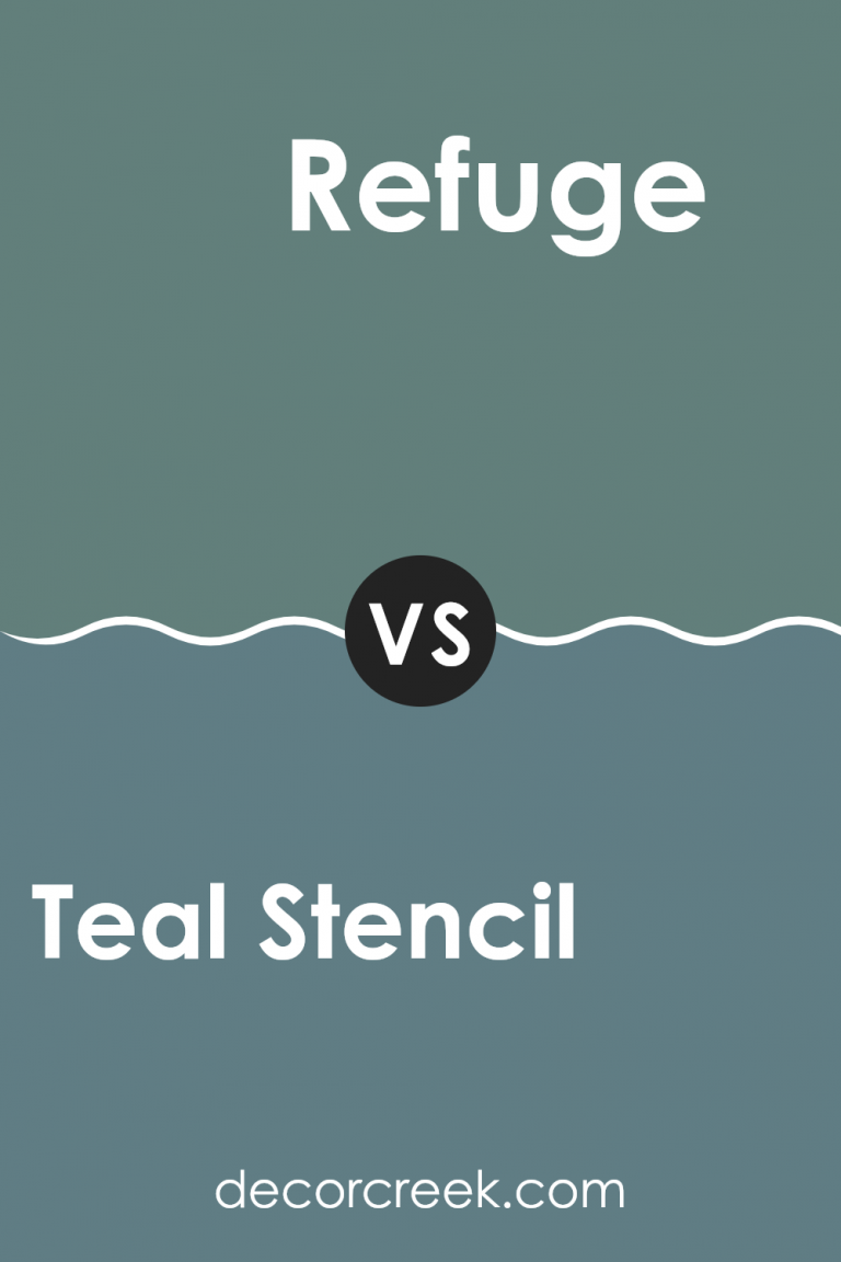 Teal Stencil SW 0018 Paint Color by Sherwin Williams - DecorCreek