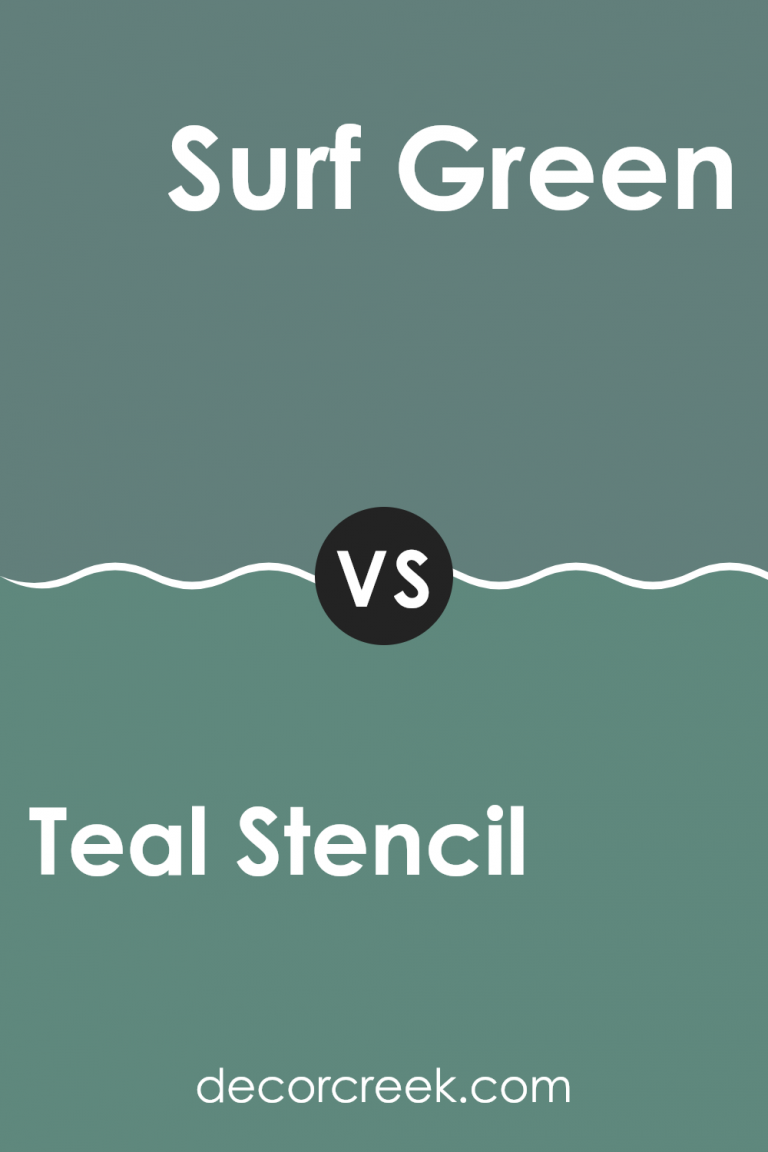 Teal Stencil SW 0018 Paint Color by Sherwin Williams - DecorCreek