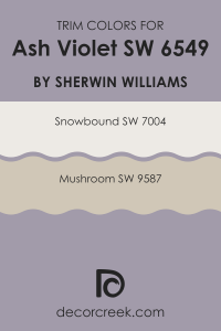 Ash Violet SW 6549 Paint Color by Sherwin Williams - DecorCreek
