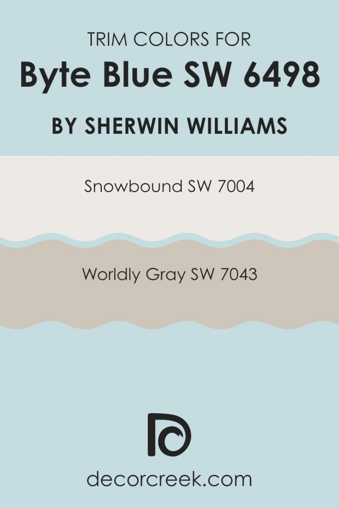 Byte Blue SW 6498 Paint Color by Sherwin Williams - DecorCreek