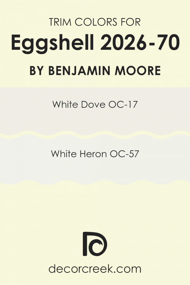 Eggshell 2026-70 Paint Color by Benjamin Moore - DecorCreek