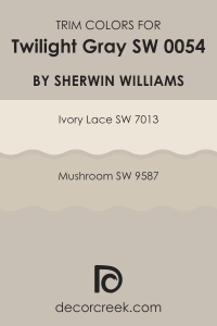 Twilight Gray SW 0054 Paint Color by Sherwin Williams - DecorCreek