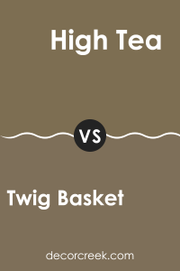 Twig Basket SW 9529 Paint Color by Sherwin Williams - DecorCreek
