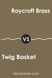 Twig Basket SW 9529 Paint Color by Sherwin Williams - DecorCreek