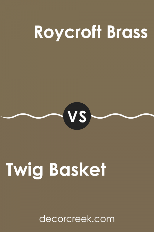 Twig Basket SW 9529 Paint Color by Sherwin Williams - DecorCreek