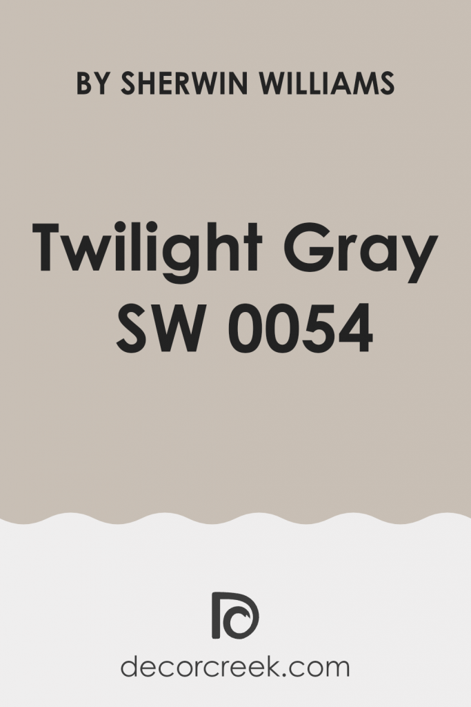 Twilight Gray SW 0054 Paint Color by Sherwin Williams - DecorCreek