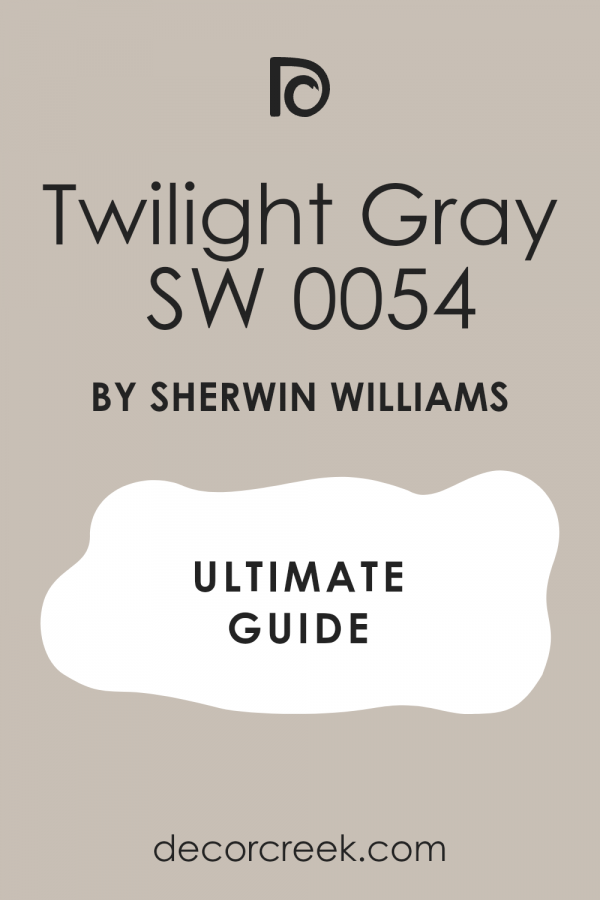 Twilight Gray SW 0054 Paint Color by Sherwin Williams - DecorCreek