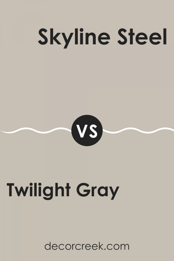 Twilight Gray SW 0054 Paint Color by Sherwin Williams - DecorCreek