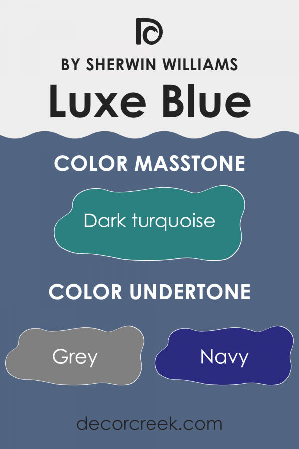 Luxe Blue SW 6537 Paint Color by Sherwin Williams - DecorCreek