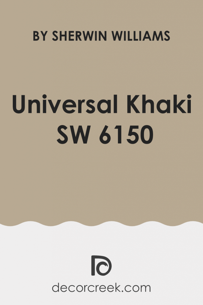 Universal Khaki SW 6150 Paint Color by Sherwin Williams - DecorCreek