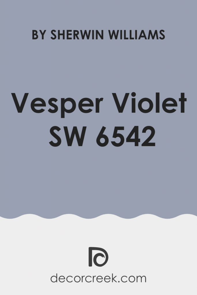 Vesper Violet SW 6542 Paint Color by Sherwin Williams - DecorCreek