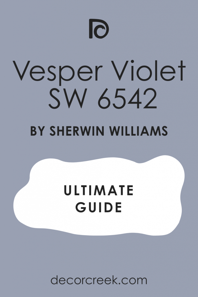 Vesper Violet SW 6542 Paint Color by Sherwin Williams - DecorCreek