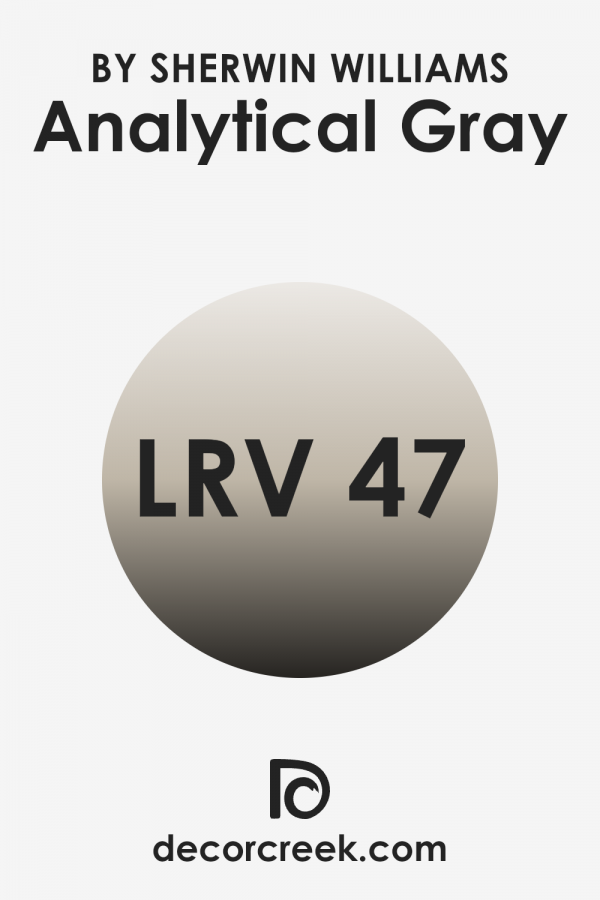 Analytical Gray SW 7051 Paint Color by Sherwin Williams - DecorCreek