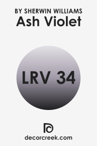 Ash Violet SW 6549 Paint Color by Sherwin Williams - DecorCreek