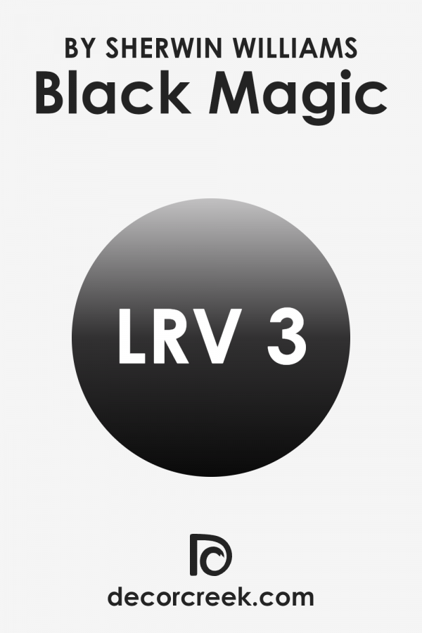 Black Magic SW 6991 Paint Color by Sherwin Williams - DecorCreek