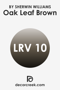 Oak Leaf Brown SW 7054 Paint Color by Sherwin Williams - DecorCreek