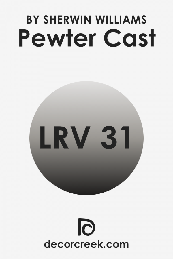 Pewter Cast SW 7673 Paint Color by Sherwin Williams - DecorCreek