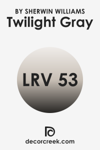 Twilight Gray SW 0054 Paint Color by Sherwin Williams - DecorCreek