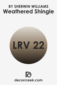 Weathered Shingle SW 2841 Paint Color by Sherwin Williams - DecorCreek