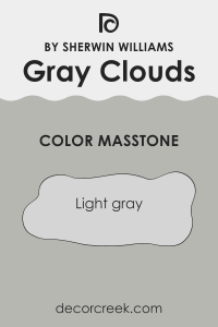 Gray Clouds SW 7658 Paint Color by Sherwin Williams - DecorCreek