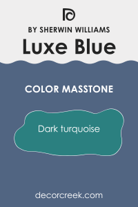 Luxe Blue SW 6537 Paint Color by Sherwin Williams - DecorCreek