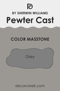 Pewter Cast SW 7673 Paint Color by Sherwin Williams - DecorCreek