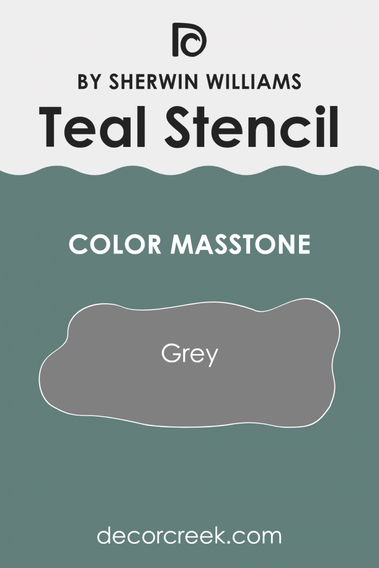 Teal Stencil SW 0018 Paint Color by Sherwin Williams - DecorCreek