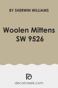 Woolen Mittens SW 9526 Paint Color by Sherwin Williams - DecorCreek
