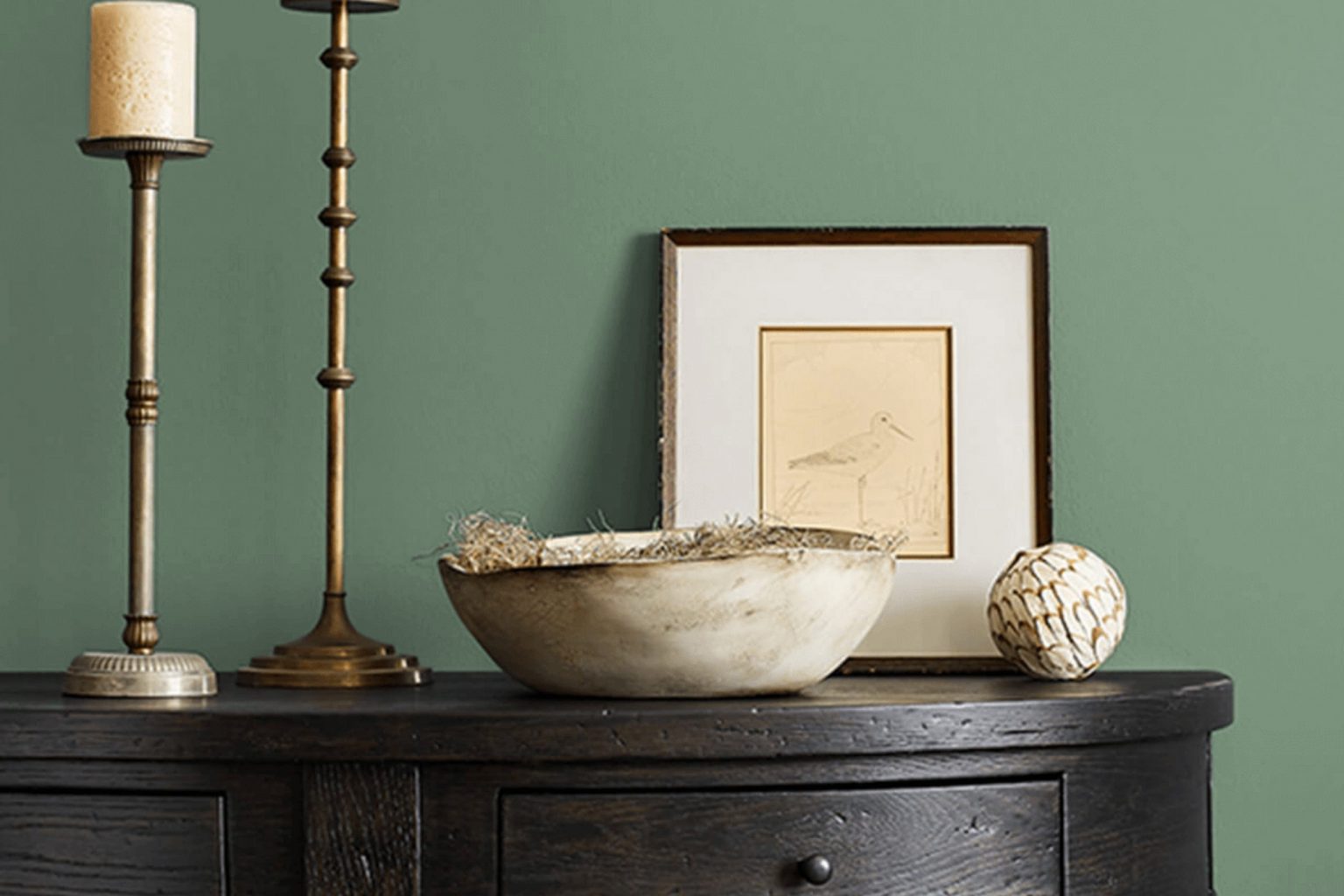 Gallery Green SW 0015 Paint Color by Sherwin Williams - DecorCreek