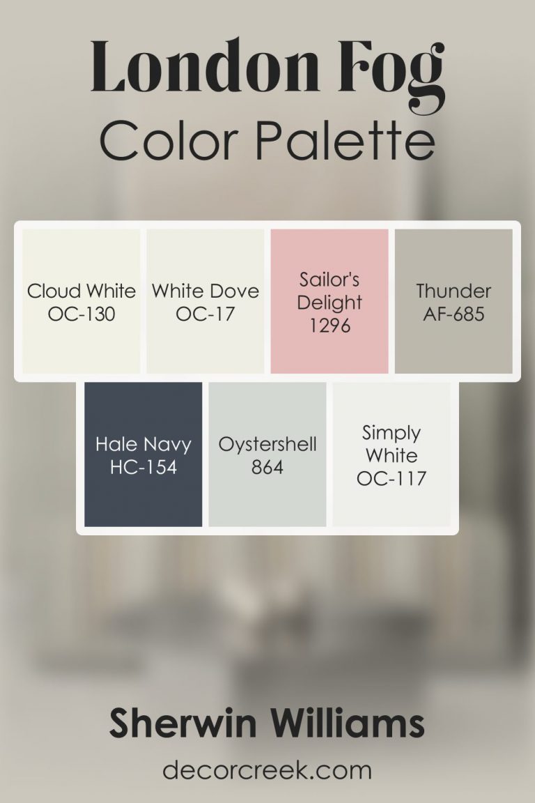 London Fog 1541 Paint Color by Benjamin Moore - DecorCreek