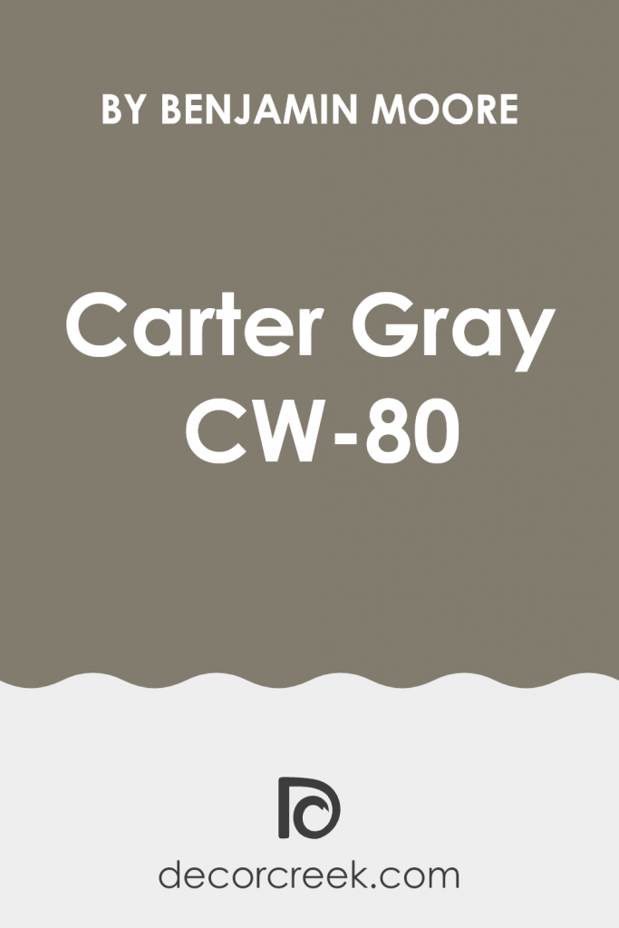 Carter Gray CW-80 Paint Color by Benjamin Moore - DecorCreek