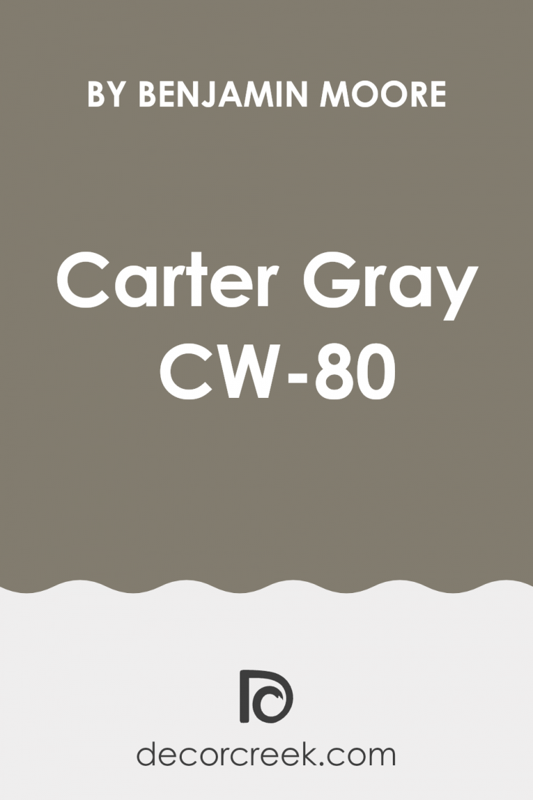 Carter Gray CW-80 Paint Color by Benjamin Moore - DecorCreek