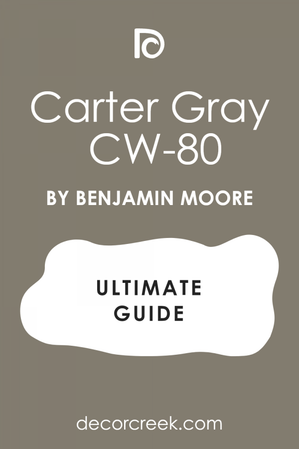 Carter Gray CW-80 Paint Color by Benjamin Moore - DecorCreek