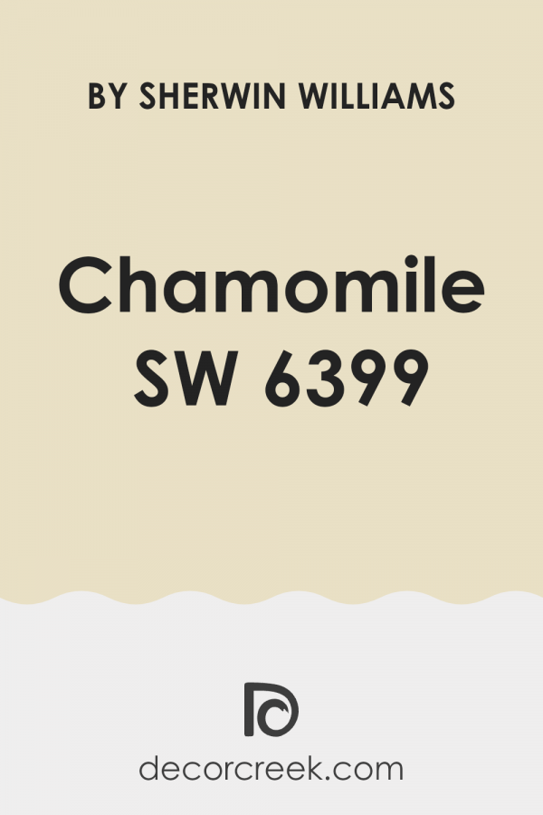 Chamomile SW 6399 Paint Color by Sherwin Williams - DecorCreek