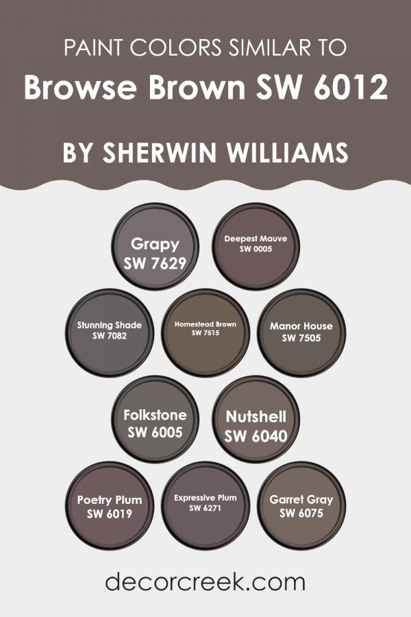 Browse Brown SW 6012 Paint Color by Sherwin Williams - DecorCreek