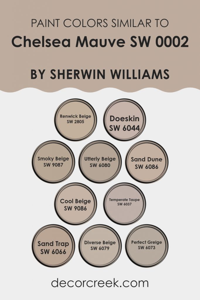 Chelsea Mauve SW 0002 Paint Color by Sherwin Williams - DecorCreek