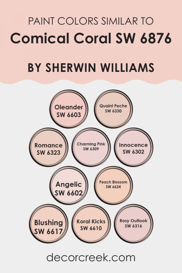 Comical Coral SW 6876 Paint Color by Sherwin Williams - DecorCreek