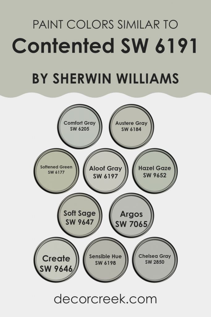 Contented SW 6191 Paint Color by Sherwin Williams - DecorCreek
