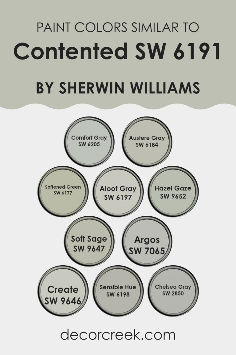 Contented SW 6191 Paint Color by Sherwin Williams - DecorCreek