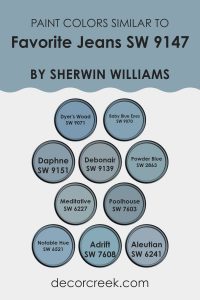 Favorite Jeans SW 9147 Paint Color by Sherwin Williams - DecorCreek