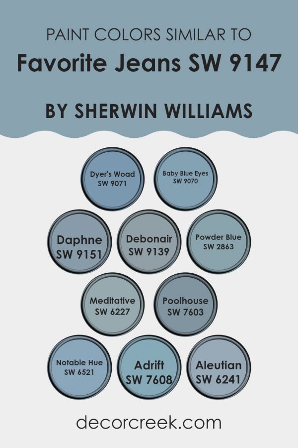 Favorite Jeans SW 9147 Paint Color by Sherwin Williams - DecorCreek