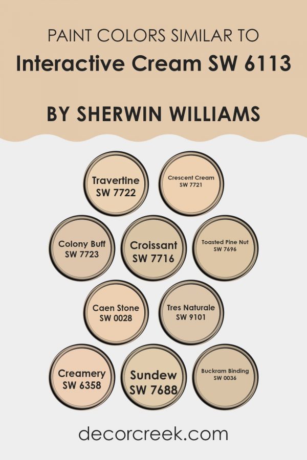 Interactive Cream SW 6113 Paint Color by Sherwin Williams - DecorCreek